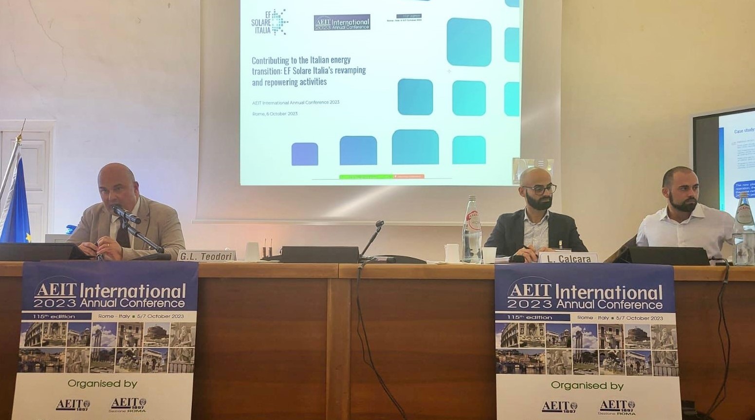 AEIT INTERNATIONAL ANNUAL CONFERENCE 2023 - EF Solare Italia